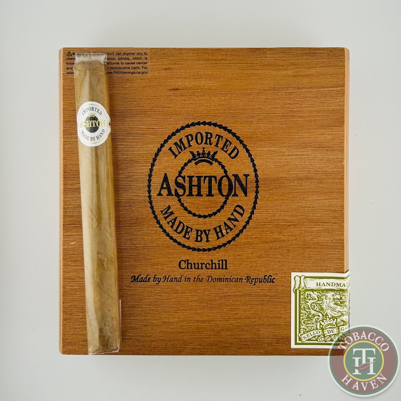 Tobacco Haven Ashton Classic Churchill Cigars Cigar Box