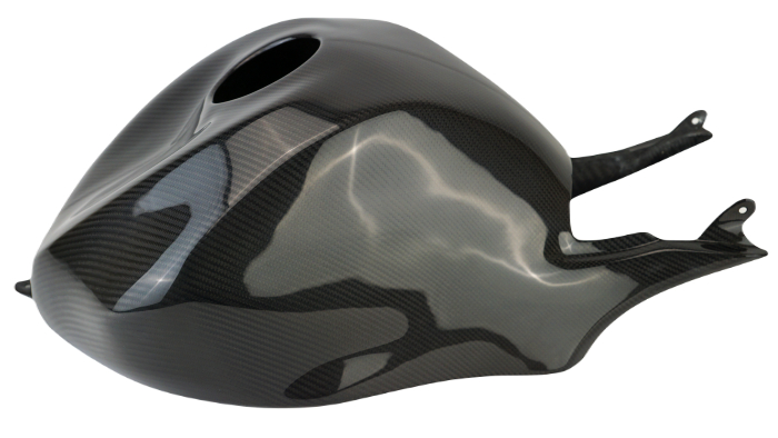 Tank Cover in 100% Carbon Fiber for Kawasaki ZX6R 2013-2018