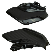 Tank Side Covers in 100% Carbon Fiber for Kawasaki Z H2