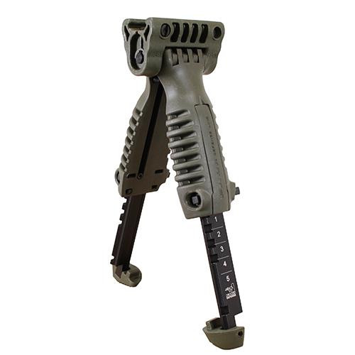 Mako Group Tactical Foregrip with Integrated Adjustable Bipod Olive ...