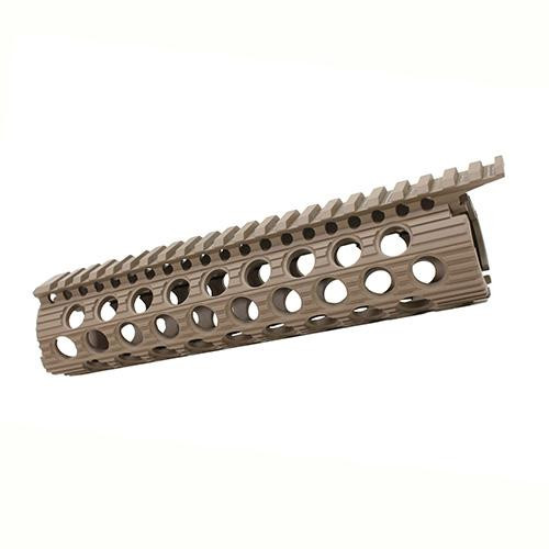 Troy Industries 9" Alpha Enhanced Drop-In BattleRail Flat Dark Earth ...