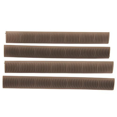 Ergo KeyMod Wedge Lok Rail Covers Dark Earth | 4330-4PK-DE | 874748006002