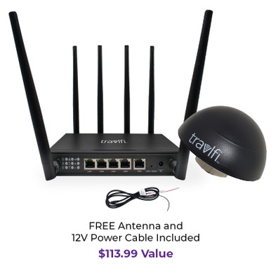 TravlFi JourneyXTR LTE Wi-Fi Router