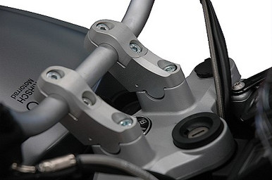 Handlebar Riser Bar Backs 2" diagonal move for BMW R1200R (11-14 ...