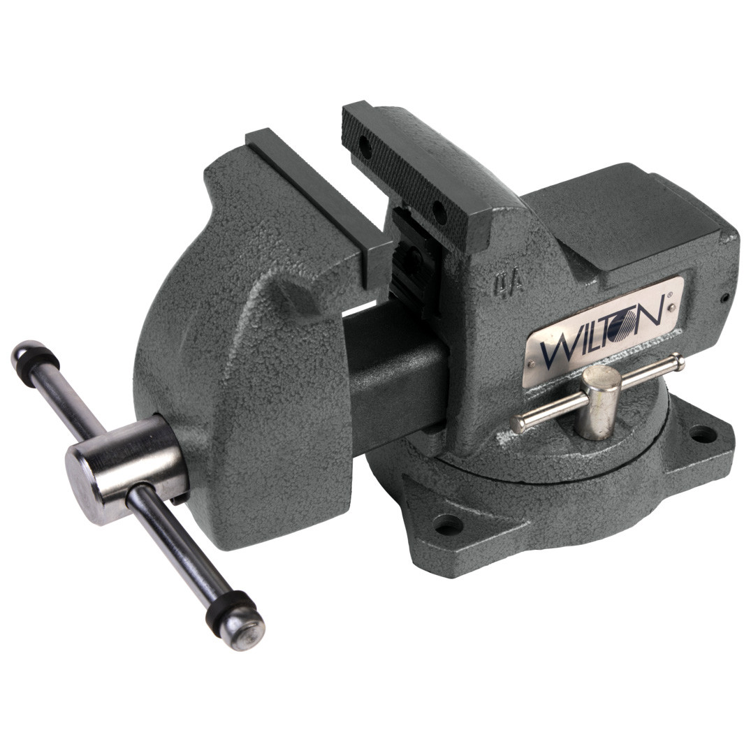 Wilton Heavy-Duty Mechanics Bench Vise #744, 4" Jaw Width, 4-1/2" Jaw ...