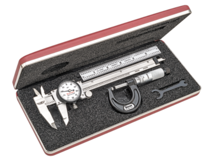 Starrett Basic Precision Measuring Tool Set - Inch Set S909Z| Penn Tool ...