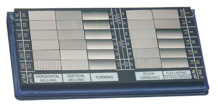 Precise Surface Finish Comparator, Inch/Metric Combo - 900| Penn Tool ...