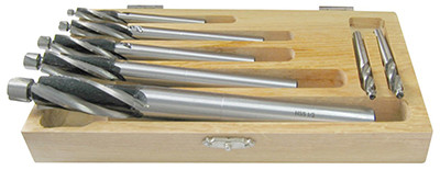 Precise 6 Piece HSS 3-Flute Solid Pilot Counterbore Set - 2007-0003 ...