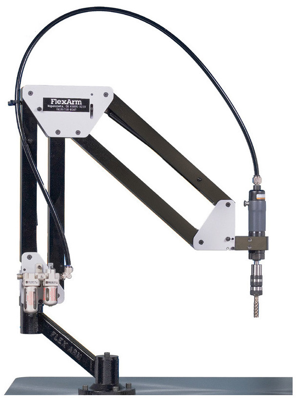 FlexArm Pneumatic Tapping Arm Series S-36, 14-51" Range, 600 RPM - S36 ...