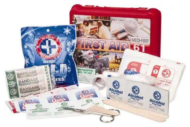 Medique First Aid Kit #40061, 61 Pieces - 96-287-8| Penn Tool Co., Inc