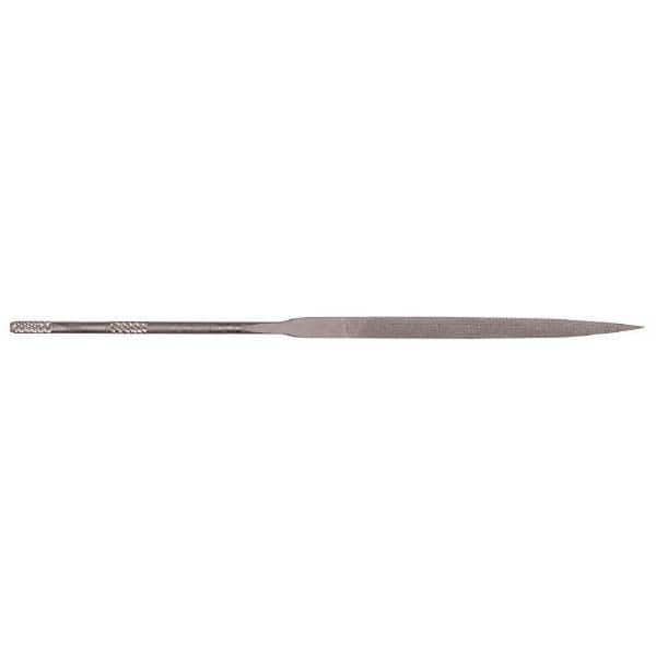 Grobet USA 4" Needle Precision Swiss Pattern Knife File 2 Cut, 1-3/4 ...