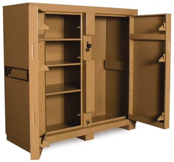 Knaack 60" Wide x 24" Deep x 60" High Job Site Tool Storage Cabinet 2 ...