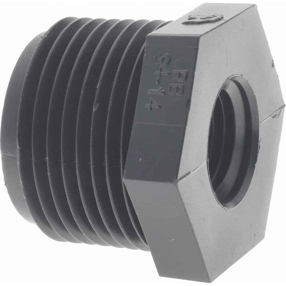 Green Leaf 3/4 x 1/4" Polypropylene Plastic Pipe Reducer Bushing MIPT x ...