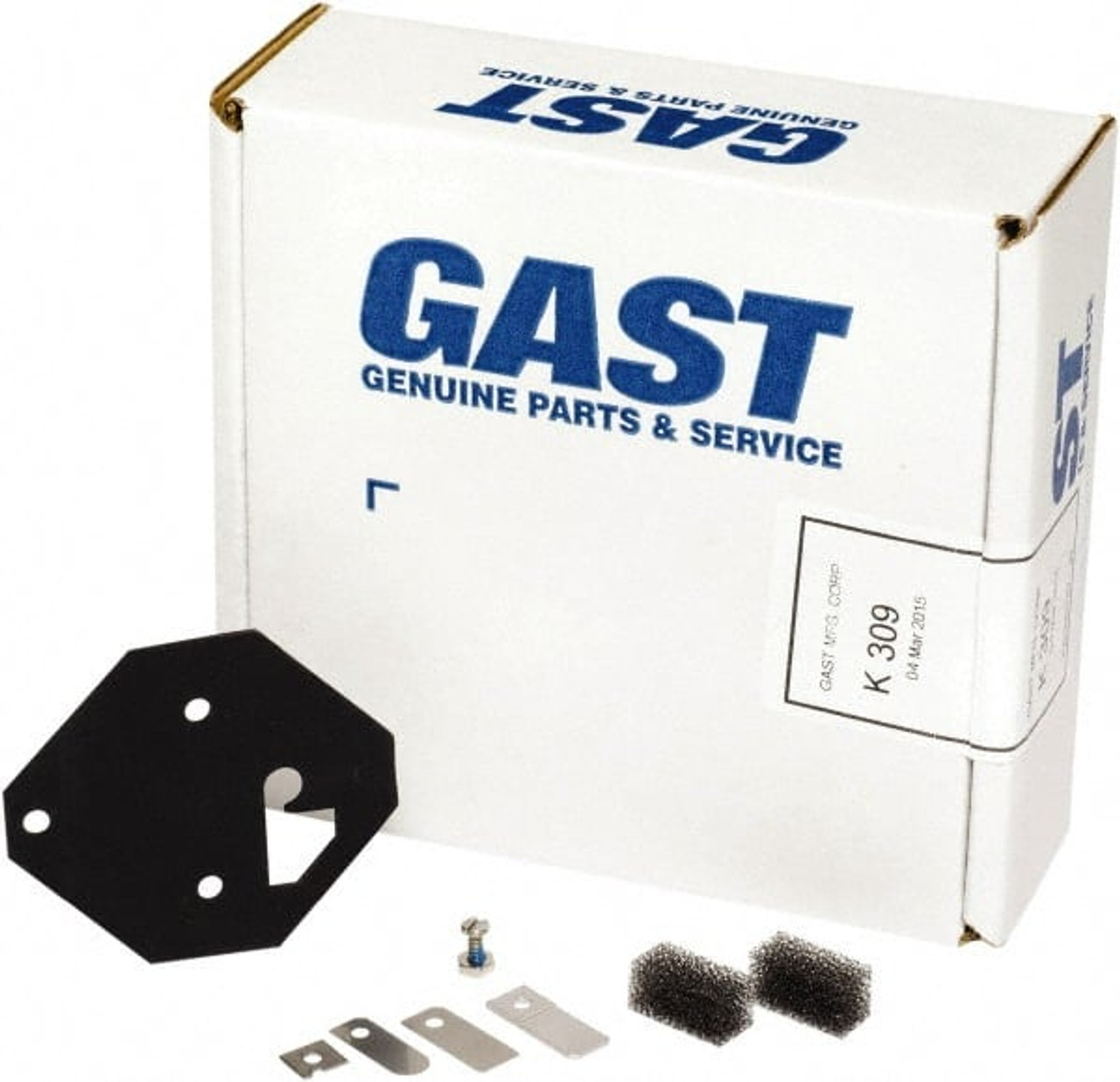 Gast 8 Piece Air Compressor Repair Kit For Use with Gast MOA/MAA Models K309 - 42491100| Penn ...