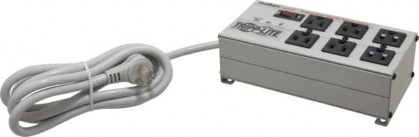 Tripp Lite 6 Outlets, 120 Volts, 15 Amps, 6 ft. Cord, Power Outlet ...