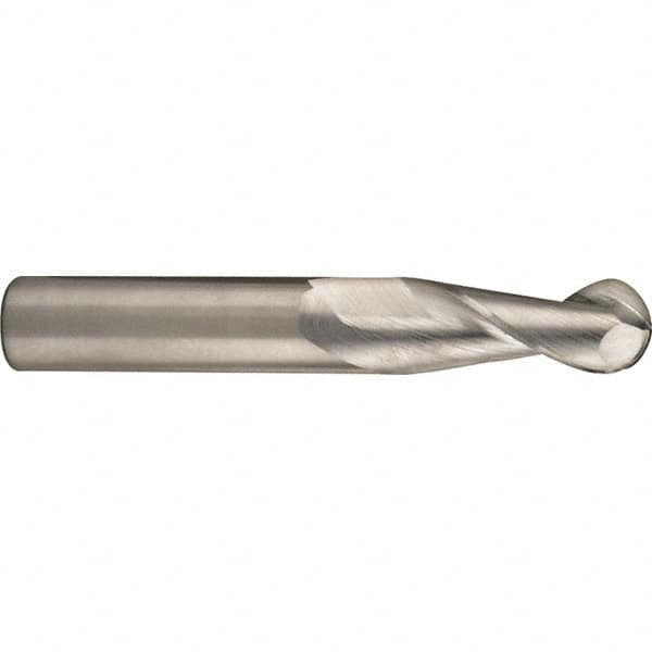 KYOCERA SGS 10mm Diam, 22mm LOC, 2 Flute Solid Carbide Ball End Mill ...