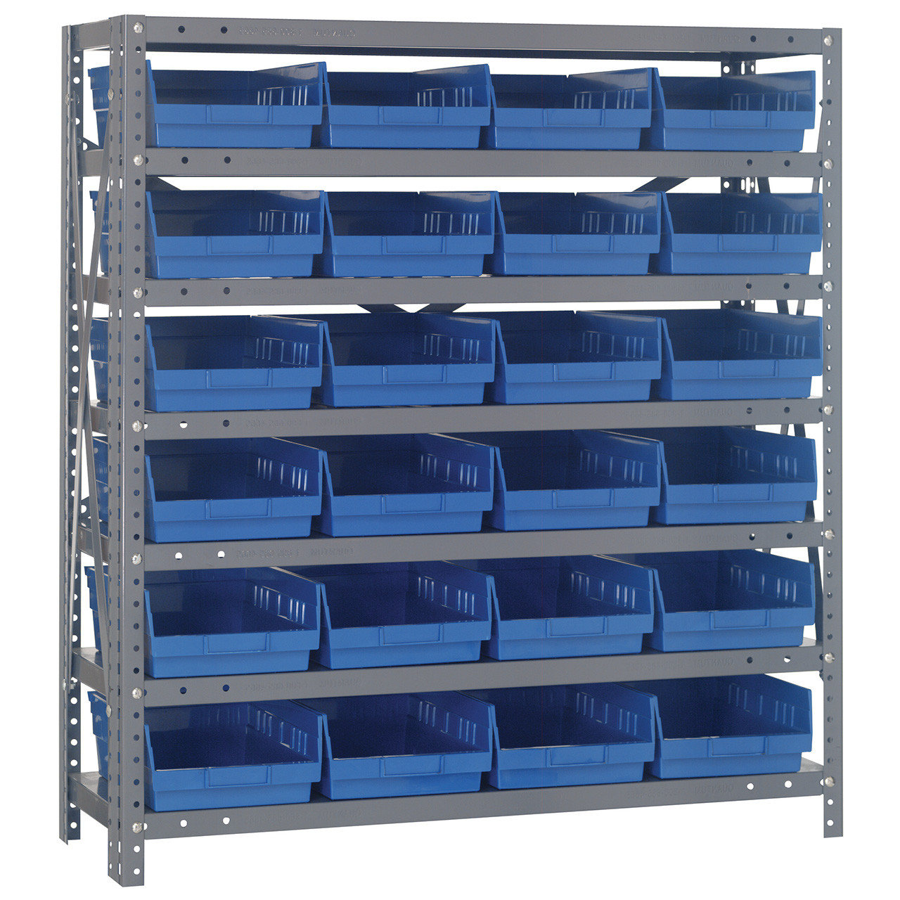 Quantum Storage Systems 1239 Series Economy Shelf Bin Shelving Unit, 12 ...