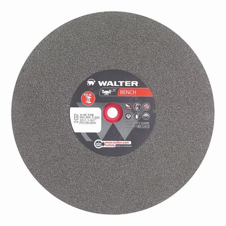 WALTER Surface Technologies | Bench Grinding Wheels | 10" Dia x 1-1/4 ...
