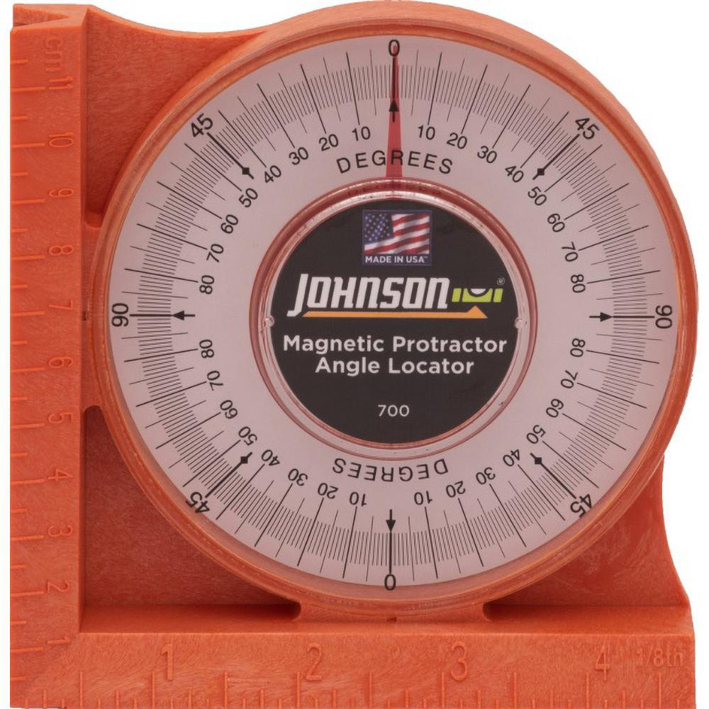 Johnson Level & Tool (4) 90° Measuring Range, Magnetic Base Dial ...
