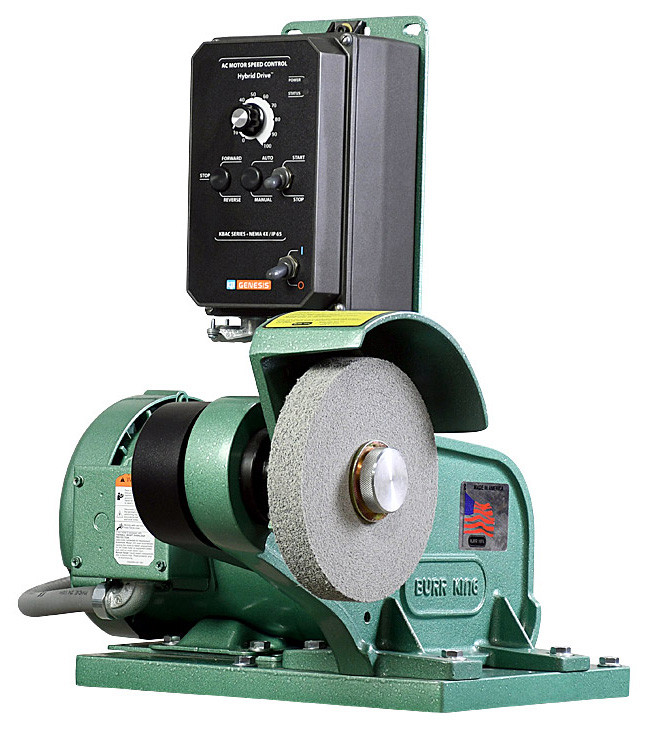 Burr King Model 600 Deburring and Polishing Machine, Variable Speed ...