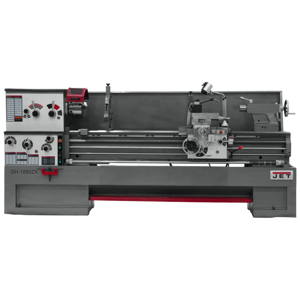 JET Large Spindle Bore Lathe GH-1880ZX, 3-1/8" Spindle Bore - JT9 ...