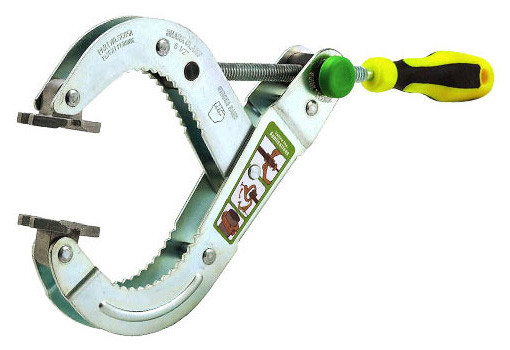 Strong Hand Shark Clamp, Straight Handle, 5" Opening, 300 lbs. Max ...