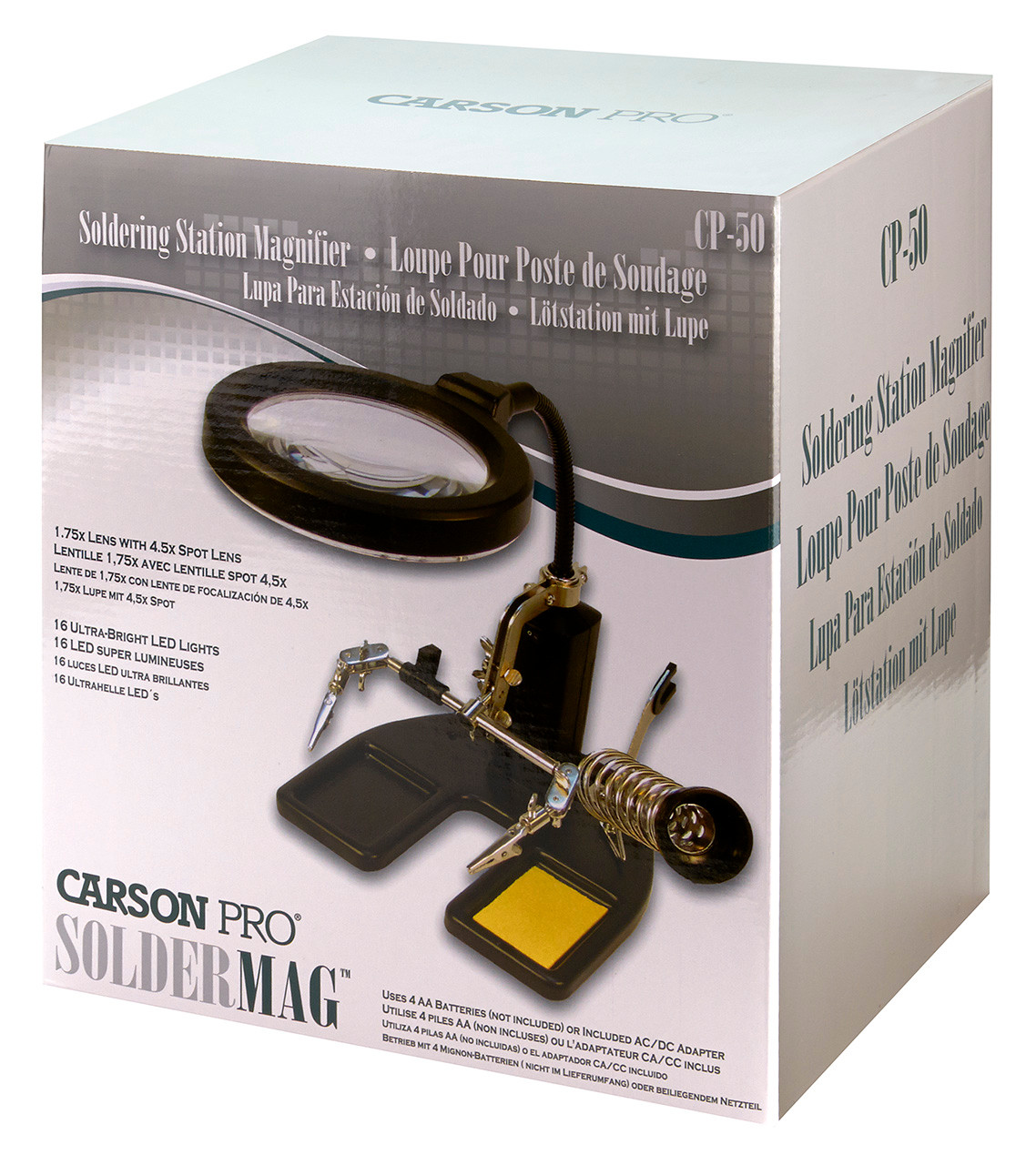 Carson SolderMag LED Lighted Solder Station Magnifier - CP-50| Penn ...