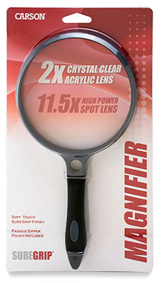 Carson SureGrip Hand Held Magnifier| Penn Tool Co., Inc