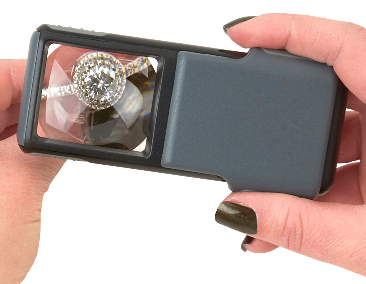 Carson MiniBrite Pocket Slide-out 5x LED Magnifier - PO-55 - Penn Tool ...