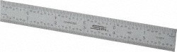 SPI Rigid Steel Rule, Satin Chrome Finish, 6" 16R - 13-843-8 - Penn ...