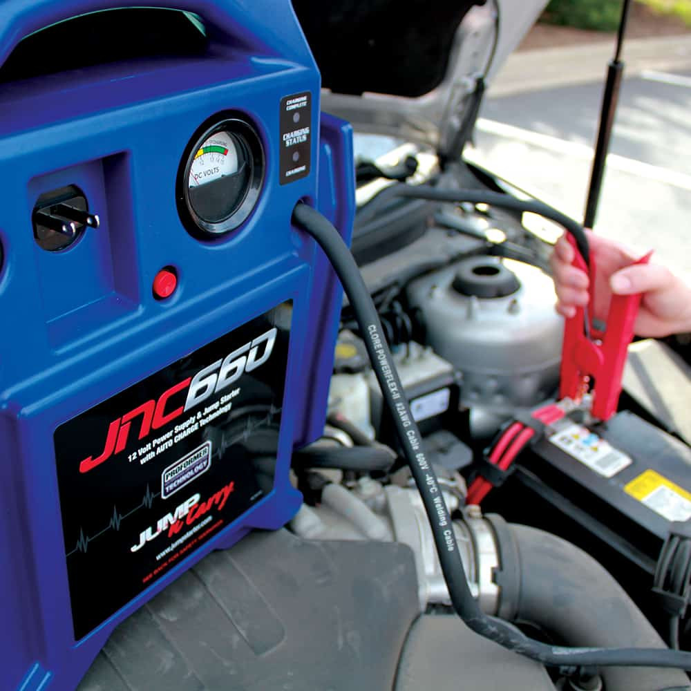 Jump-N-Carry Jump Starter JNC660, 1700 Peak Amp 12 Volt Jump Starter ...