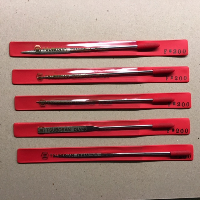 Tsubosan Co., 5 Piece Diamond File Set Course - 10-5-C| Penn Tool Co., Inc