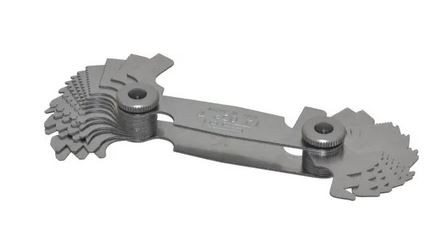 SPI 28 Leaf, 0.5 to 6mm Pitch Range, 4 to 56 TPI Range, Stainless Steel ...