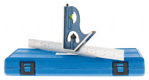 SPI 12" Combination Square 2pc. Set, 16R with Hardened Head - 30-225-7 ...