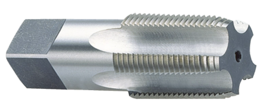 Precise Carbon Steel 7 Flute NPT Taper Pipe Tap, 2"-11-1/2 Thread Size ...