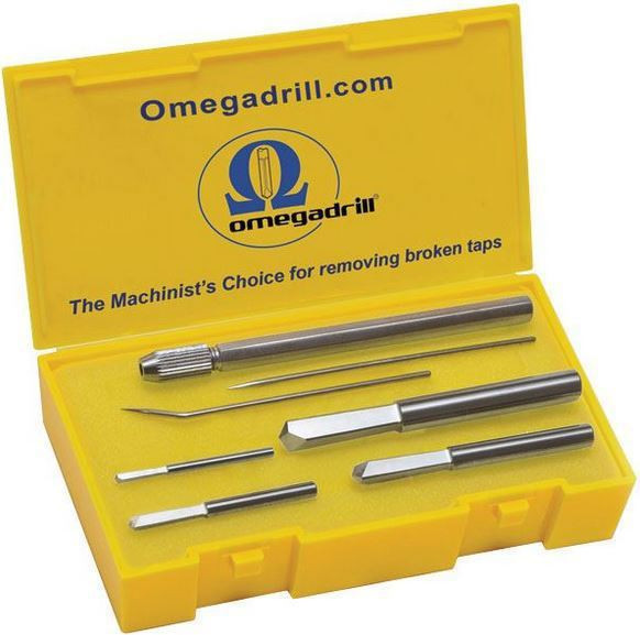 Omega Broken Tap Extractors Set OD-SET1 (Use For Tap Sizes: #4-1/2", M3 ...