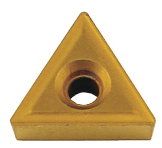 Precise TiC65 TiN Coated Carbide Insert, 60º Triangle TT-321 - Penn ...