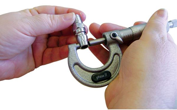 Phase II 0-6" .0001" Grad. Precision Outside Micrometer 6 Piece Set ...