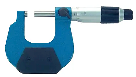 Precise Flat End Spindle Outside Micrometer, 0-1" Range - 1111| Penn ...