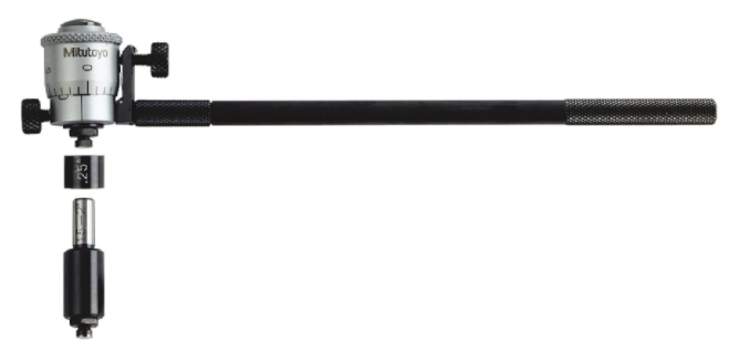 Mitutoyo Inside Micrometer Set 8 Interchangeable Rods, 8 - 40" Range ...