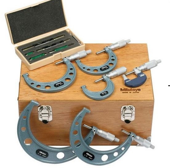 Mitutoyo 103-907-40 Outside Micrometers 0-6" Set| Penn Tool Co., Inc
