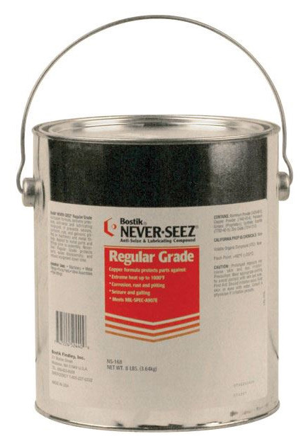 Bostik Never-Seez Regular Copper Grade Anti-Seize, 8 lb. Flat Top| Penn ...