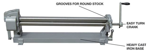 Precise Gauge Slip Roll with 2" Diameter Rolls - SR24| Penn Tool Co., Inc