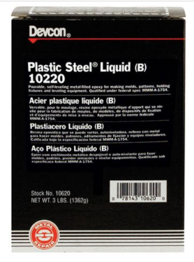 Devcon Plastic Steel Liquid (B) 4lb. Tub - 10220| Penn Tool Co., Inc