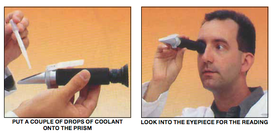 Precise Coolant Style Refractometer, Range 0 to 10% with ATC - RHB ...