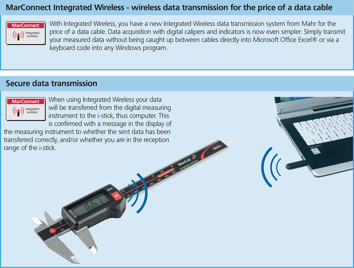 MAHR Digital Calipers MarCal 16 EWRi| Penn Tool Co., Inc