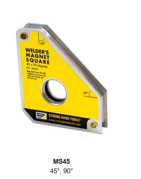 Strong Hand Standard Magnetic Square For Angles 45° And 90° - MS-45-1 ...