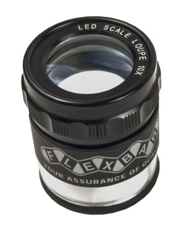 Flexbar 10X LED Lighted Pocket Optical Comparator - 12505| Penn Tool Co ...