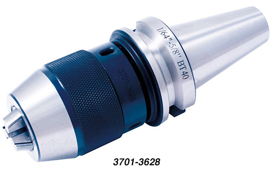 Precise Ultra Precision Keyless Drill Chucks w/ Integral BT-40 Shank ...