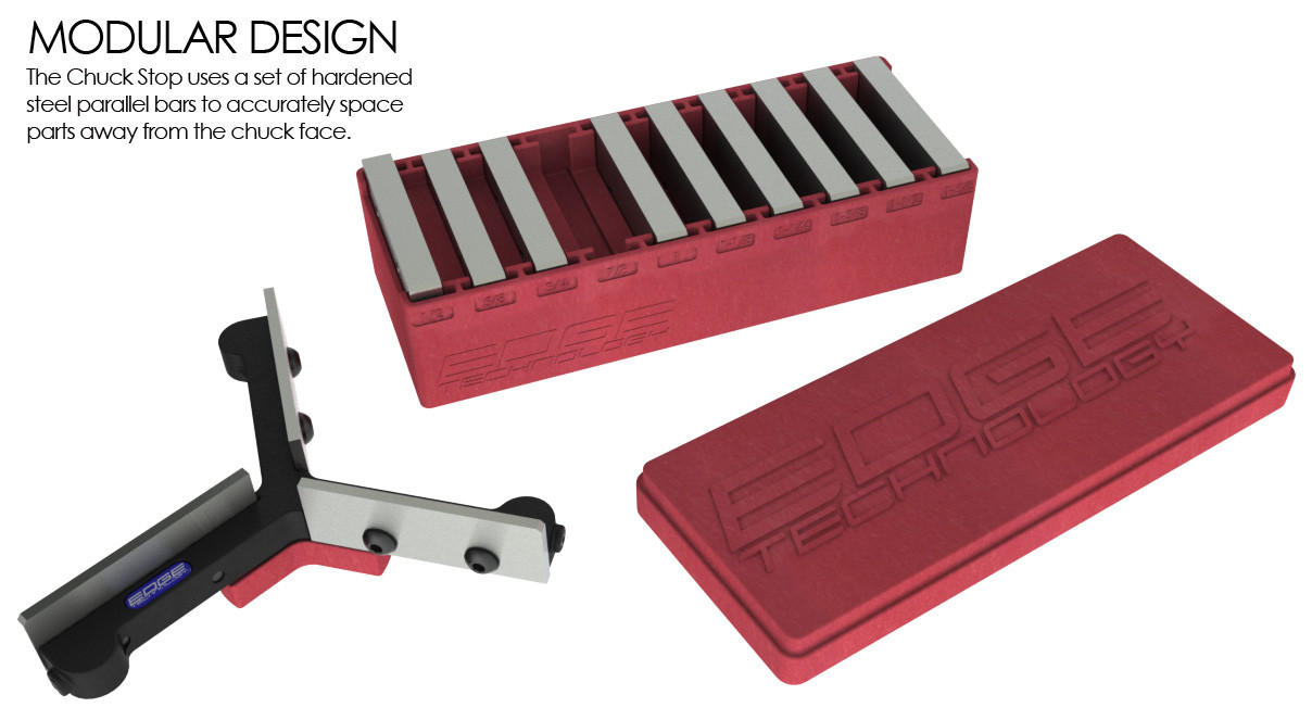 Edge Chuck Stop Set (For Use On 6" Diameter 3 Jaw Chucks & Larger) - 30 ...